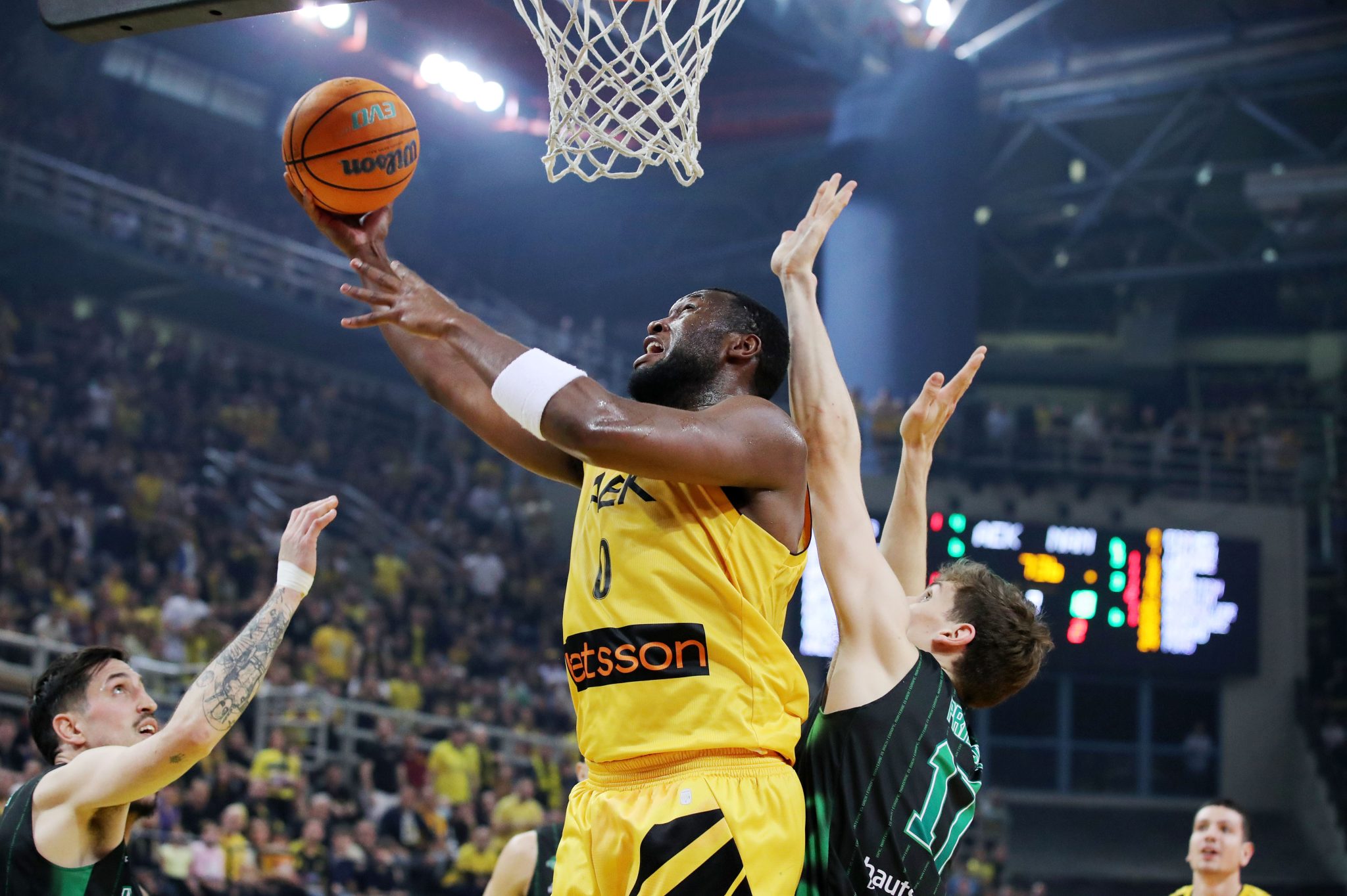 Η ΑΕΚ έλιωσε τη Ναντέρ στο ηφαίστειο της "SUNEL Arena" και πέταξε για ...