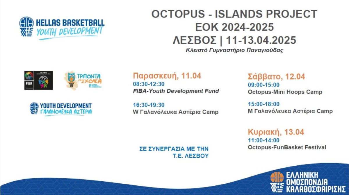 Islands Project: Η μεγάλη γιορτή του μπάσκετ ξεκινά από τη Λέσβο - www ...